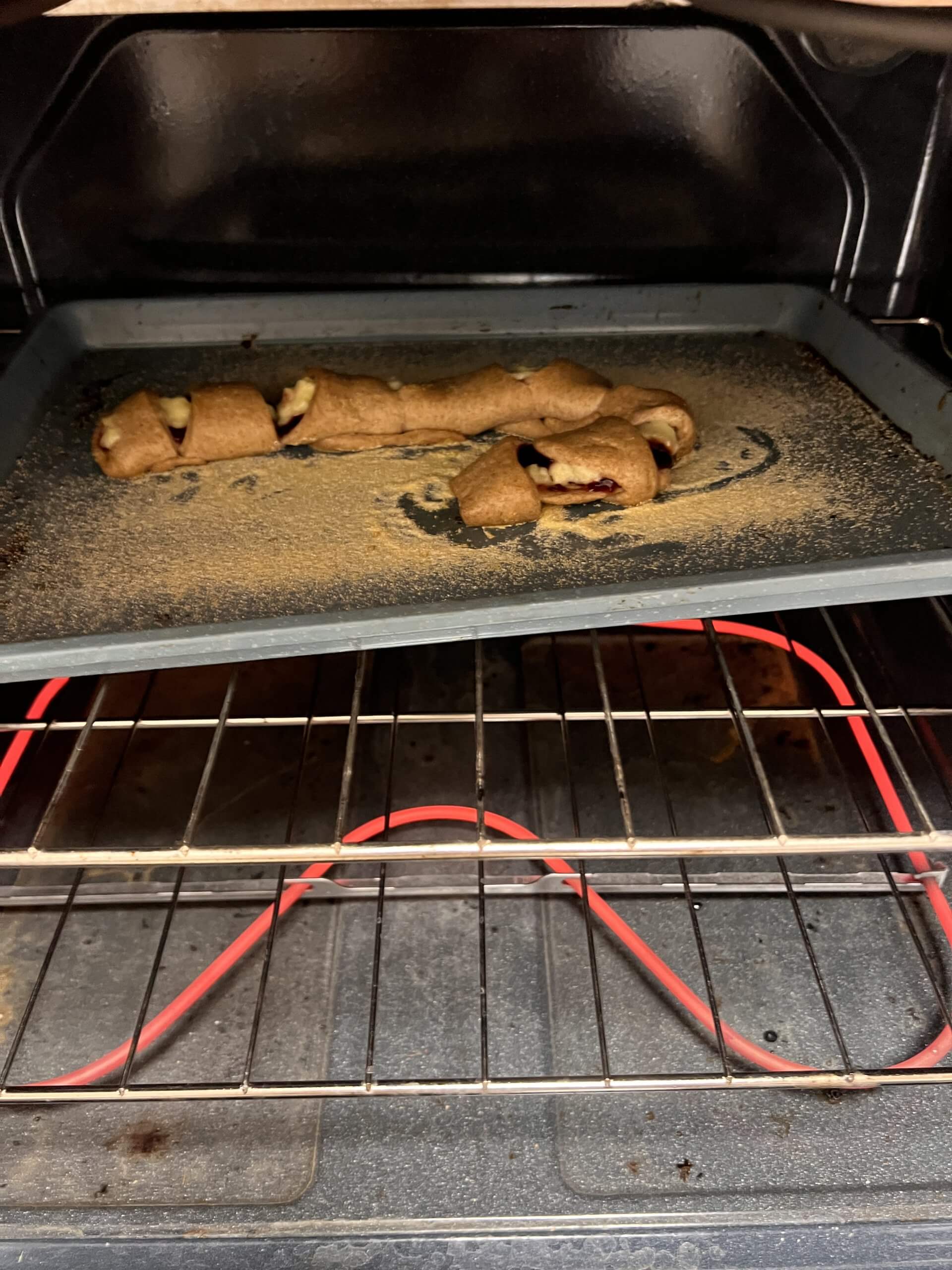 Jingle Bell Candy Cane Baked Holiday Bread Recipe - Easy!