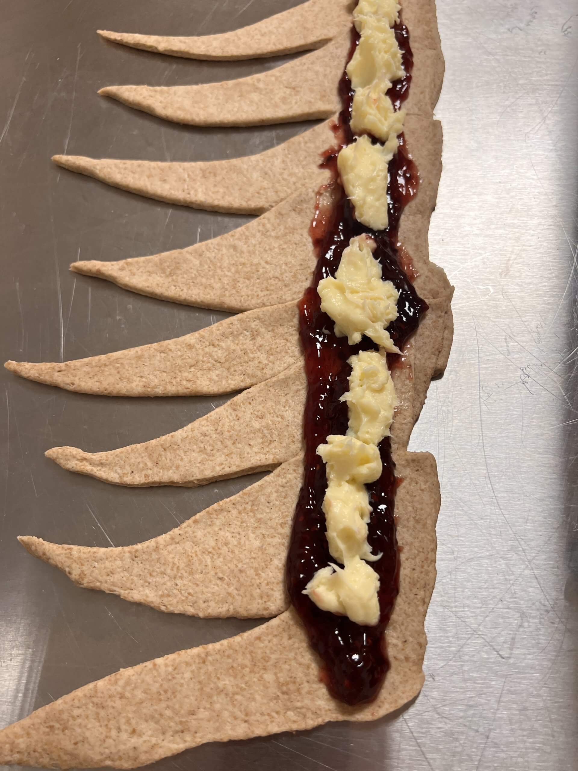 Jingle Bell Candy Cane Baked Holiday Bread Recipe - Easy!