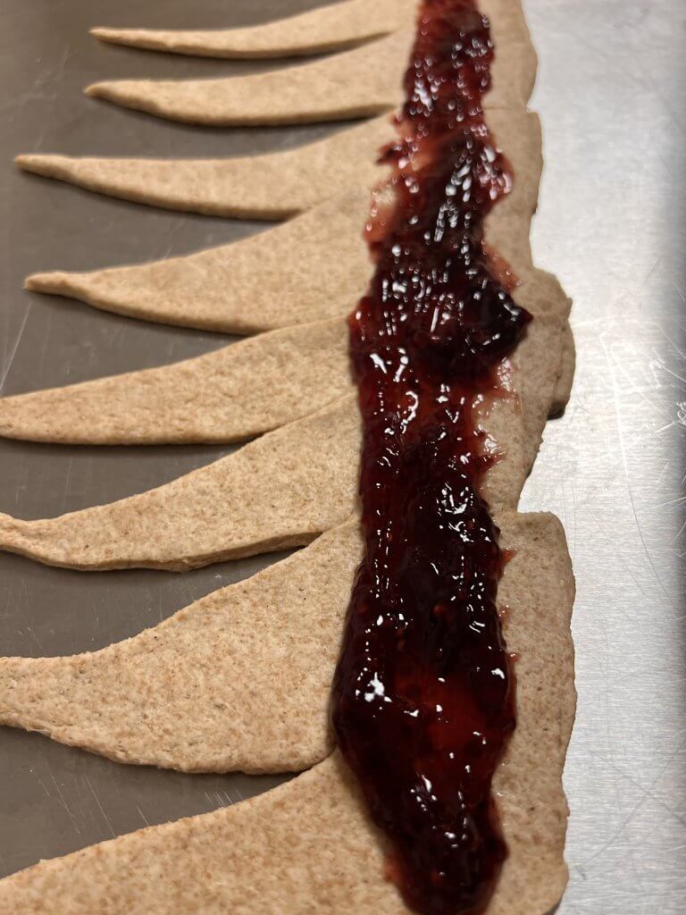 Jingle Bell Candy Cane Baked Holiday Bread Recipe - Easy!