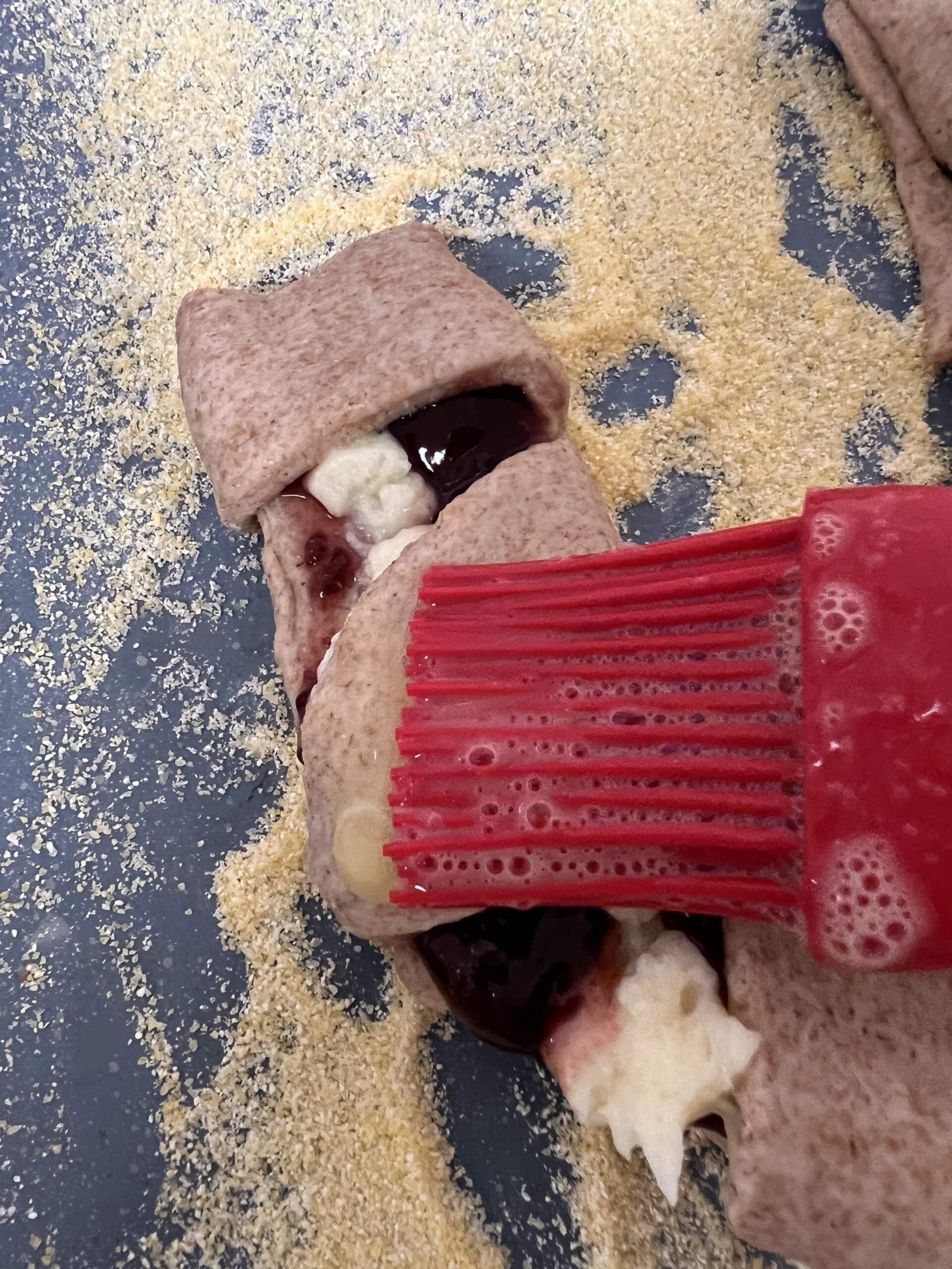 Jingle Bell Candy Cane Baked Holiday Bread Recipe - Easy!